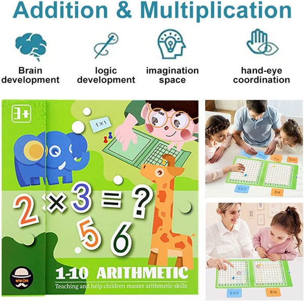 Math Multiplication and Addition Game,Multiplication Board Game Magnet ...
