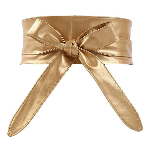 Women's Belt Casual Decorative Wide Waist Seal Waist Bow Strap Match ...