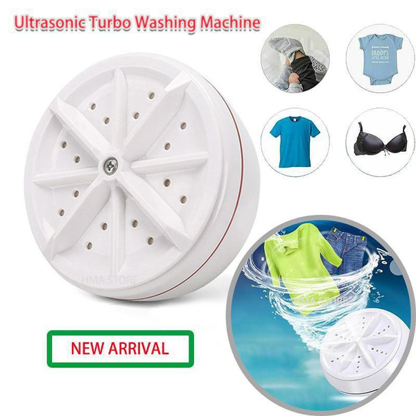 Ultrasonic Turbo Washing Machine Laundry Portable Travel Washer Air ...
