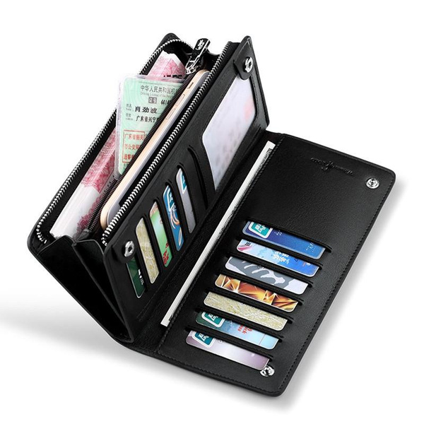 Luxury Brand Men Wallets Long Men Purse Wallet Male Clutch Genuine ...