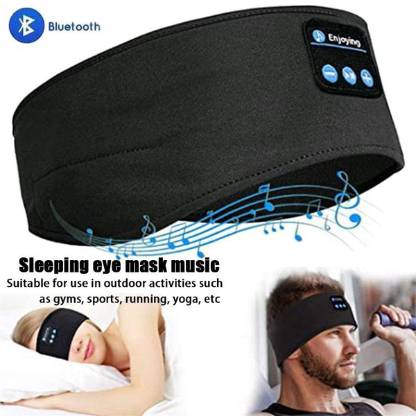 New Bluetooth Earphones Sports Sleeping Headband Elastic Wireless ...