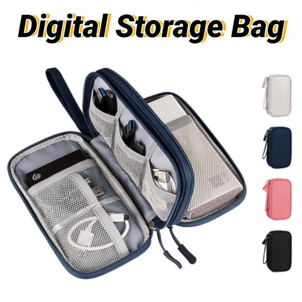 Digital Bag Data Line Storage Bag Multifunctional Data Cable Storage ...