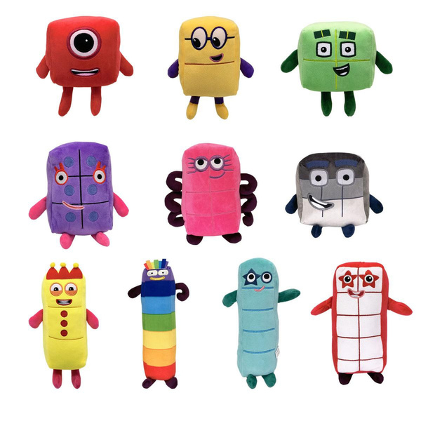 Cartoon Numberblocks Plush Doll Toy Number Blocks Stuffed Toys Kids ...