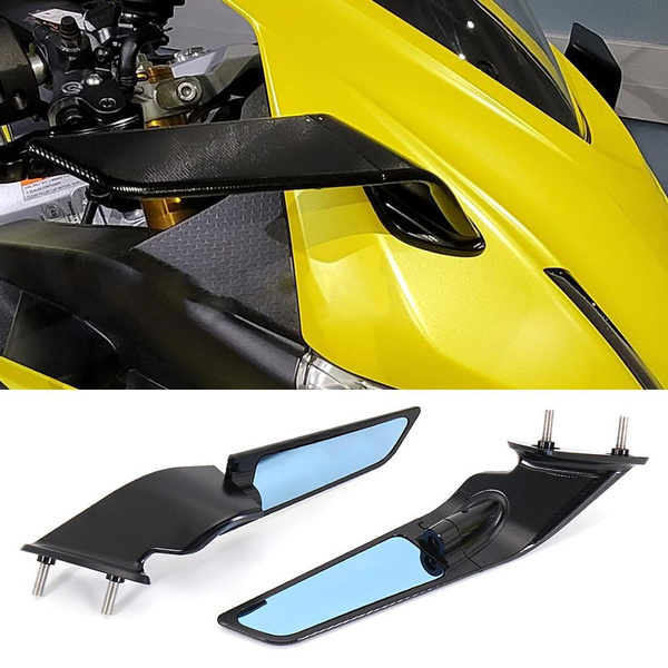 2020 - 2022 Motorcycle Mirrors Wind Wing Adjustable Rotating 360 ...