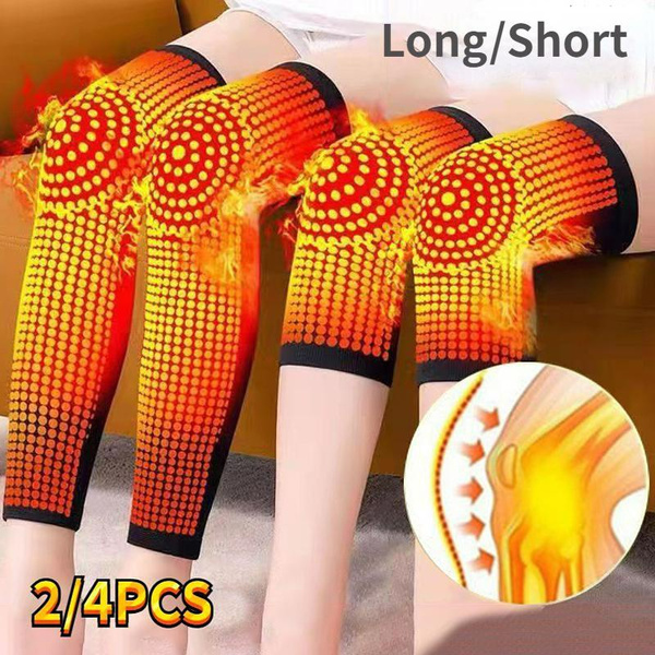 Short/Long Style Self Heating Support Knee Pad Knee Brace Warm for ...