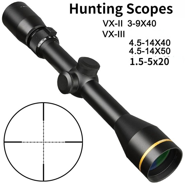 1.5-5x20 3-9x40 4.5-14x40 4.5-14x50 Rifle Scope Sight Glass Mil Dot OR ...