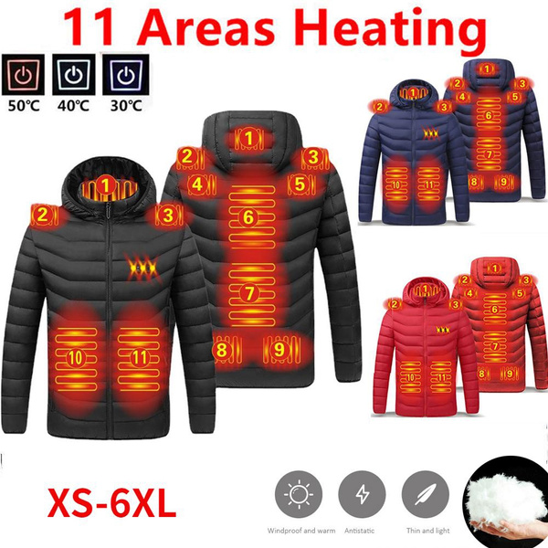 XS-6XL 11Heating Zones Double Switch Independent Control 3-Levels ...