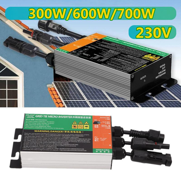 Solar Micro Inverter 230V Waterproof MPPT Grid Tie Micro Inverter Sine ...