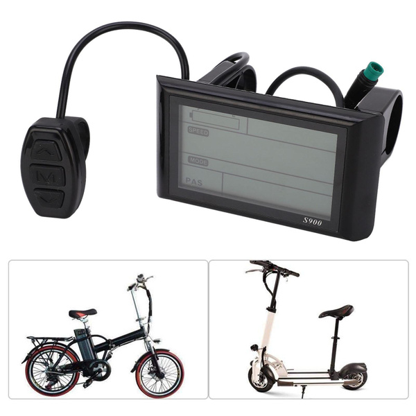 36V 48V E-Bike LCD Display, S900 Electric LCD Bike Display Meter ...