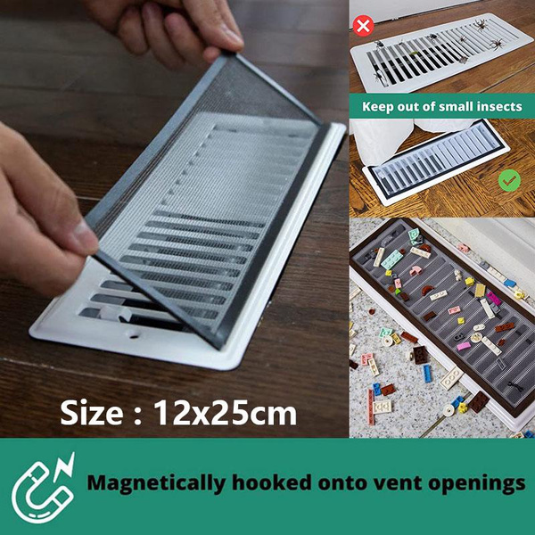 1 Pc Floor Register Trap/Vent Mesh Magnetic Air Vent Screen For Home ... 1 Pc Floor Register Trap/Vent Mesh Magnetic Air Vent Screen For Home ...