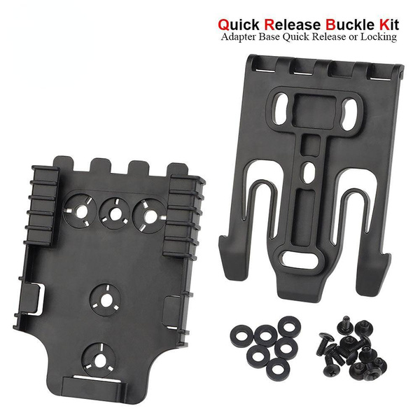 Tactical Molle Quick Release Plate Gun Holster Platform Adapter Quick ...