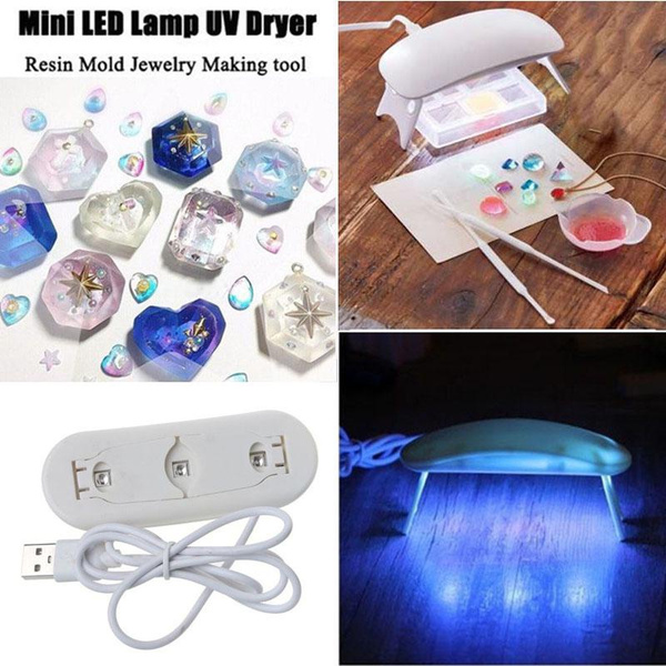 Resin Dryer Light LED UV Resin Ultraviolet Curing LED Lamp Dryer Kit ...