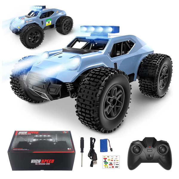 1:18 All Terrain Toy Remote Control Car 2.4 Ghz RC Car With Led Lights ...