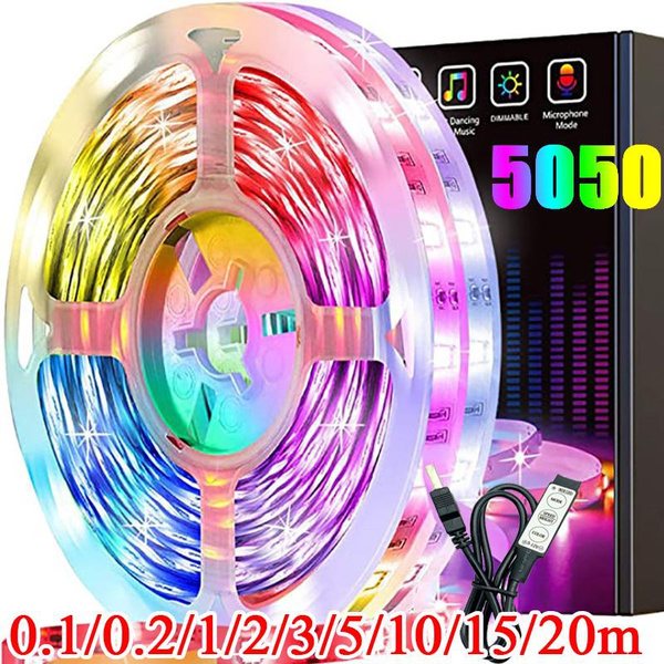 Led Strip Lights 0.1/0.2/1/2/3/5/10/15/20M Color Changing LED Strip ...