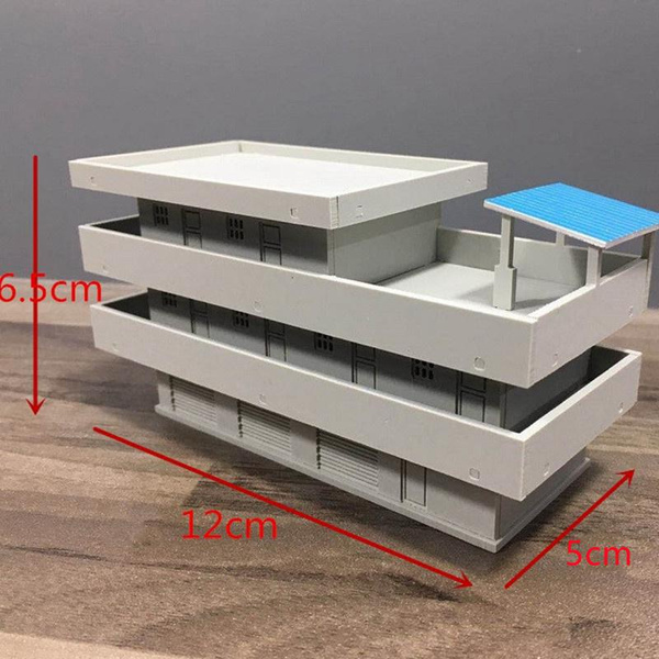 1/150 N Scale Modern Building Model Simulation Urban City Scene Plastic ...