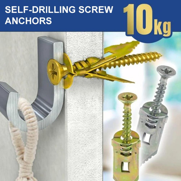 Self Drilling Anchors With Screws Carbon Steel Expansion Screws Set ...