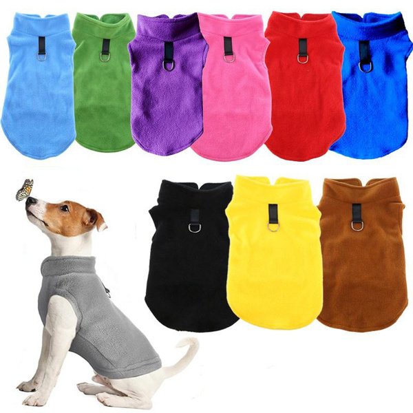 Soft Fleece Dog Clothes For Small Dogs Spring Summer Puppy Cats Vest ...