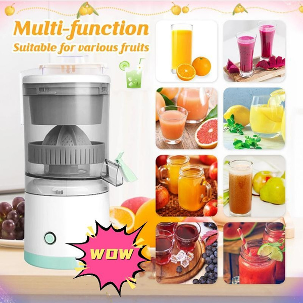 Electric Citrus Juicer Portable USB Charging/manual Control Powerful Electric Juicer Cordless ...