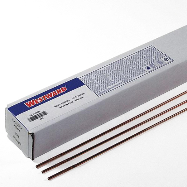 Blue Demon RBCuZn-C 1/16" Low Fuming Bronze Flux Coated Brazing Rod,10 ...