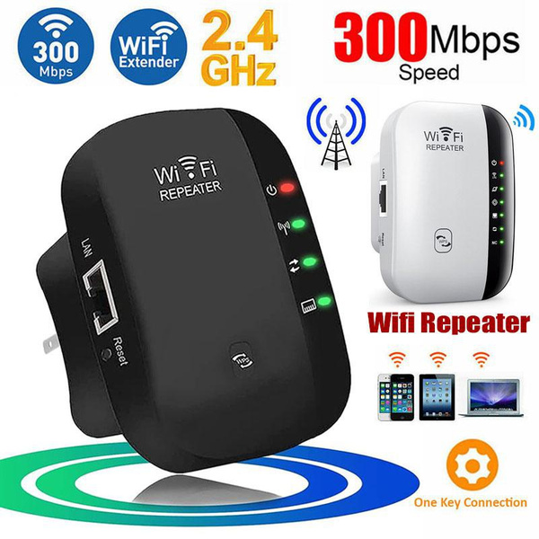 Wireless Wifi Repeater 300Mbps Network Wifi Extender 802.11N Long Range ...
