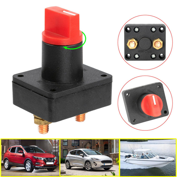 12V 24V Cut Off Battery Main Kill Switch Vehicle Car Modified Isolator ...