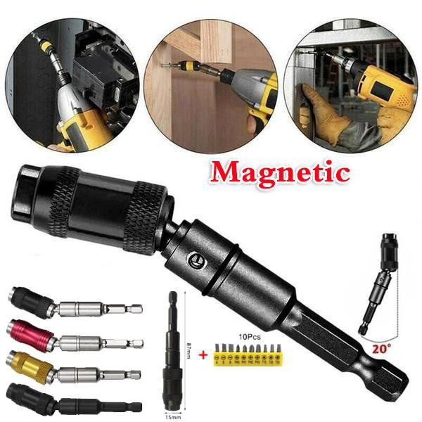 Magnetic Screw Drill Tip Drill Screw Tool Quick Change Locking Bit ...