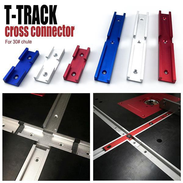 Woodworking Universal Chute Cross Track Connector T-Track Intersection ...