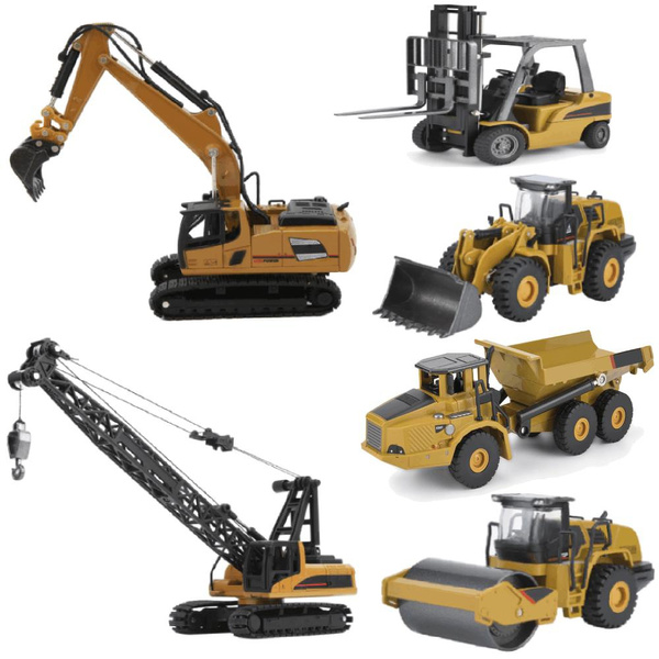 Construction Vehicles Truck Toys, Engineering Truck Die Cast Alloy ...