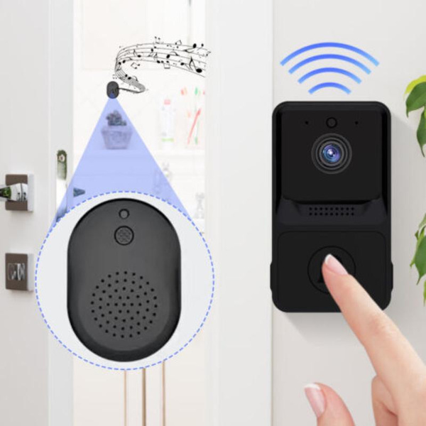 NEW Smart Video Doorbell Phone Wireless WiFi Door Ring Intercom ...