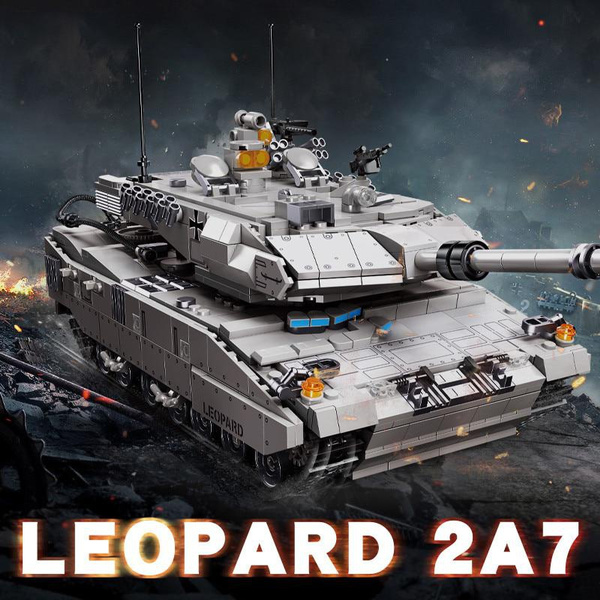 Leopard 2A7 Building Blocks Set Main Battle Tank Germa Military Weapon ...