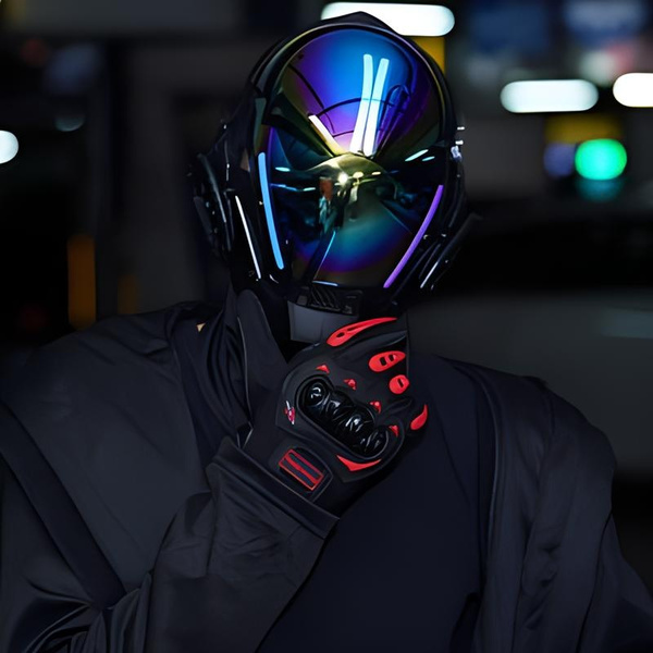CyberPK Cyber Mask Punk Mask Mechanical Armour Cosplay Robot Costume ...
