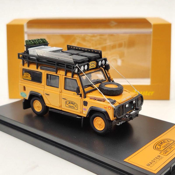 Master 1:64 for Land Rover Defender 110 Camel Cup Diecast Toys Car ...