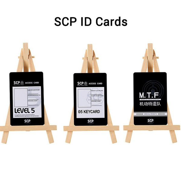 Precious High Quality SCP Foundation ID Cards Secure Contain Protect ...