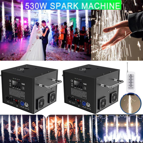 New Hanging Cold Spark Machine Sparkler Spray Down with Remote Control ...