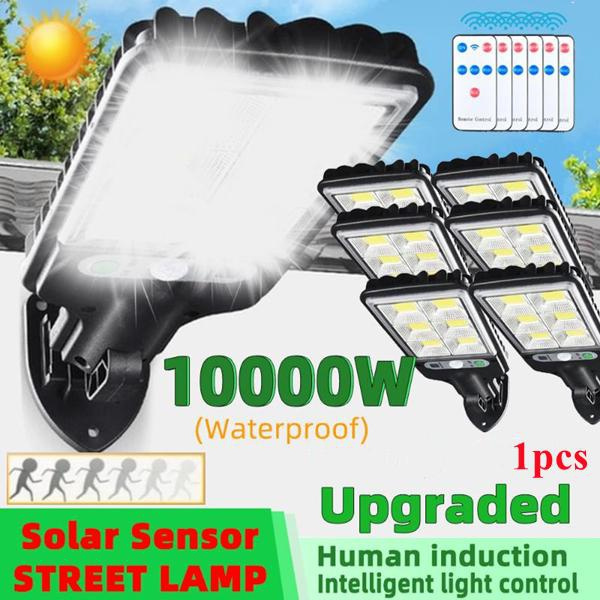 1pcs Solar Street Wall Light PIR Motion Sensor Dimmable Lights, Outdoor ...