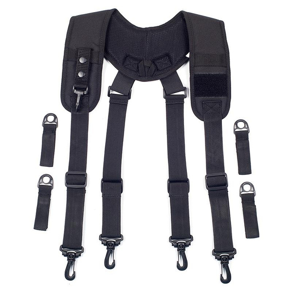 Outdoor Adjustable Equipage Suspender X Type Tactics Braces New Tactical Suspenders Men Duty ...