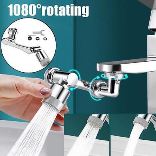 Faucet Extender 1080 Degree Extension Universal Faucet Aerator Splash ...