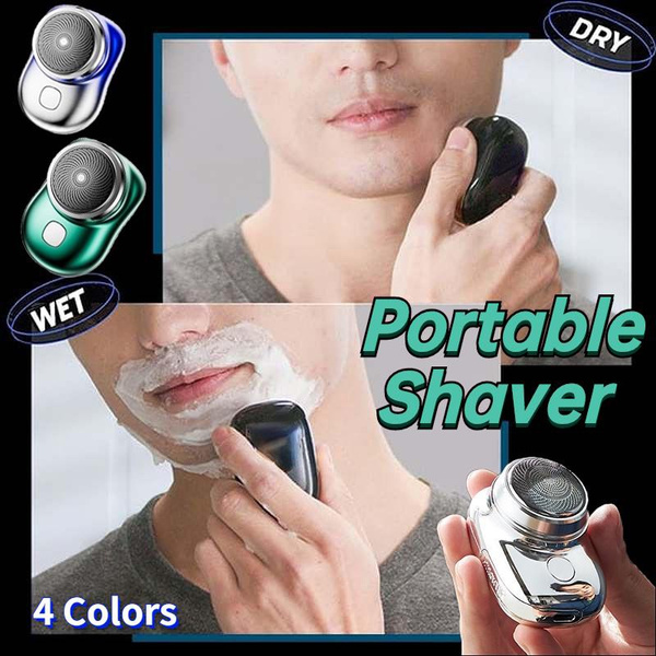 Portable Electric Shaver Sets for Men Pocket Size Washable Electronic ...