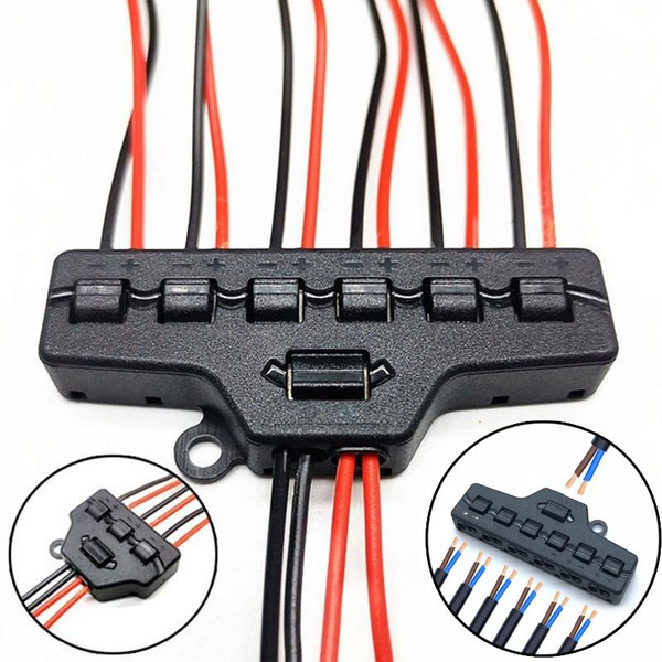 1PC Quick Connect Low Voltage Wire Splitter Distribution Block For ...