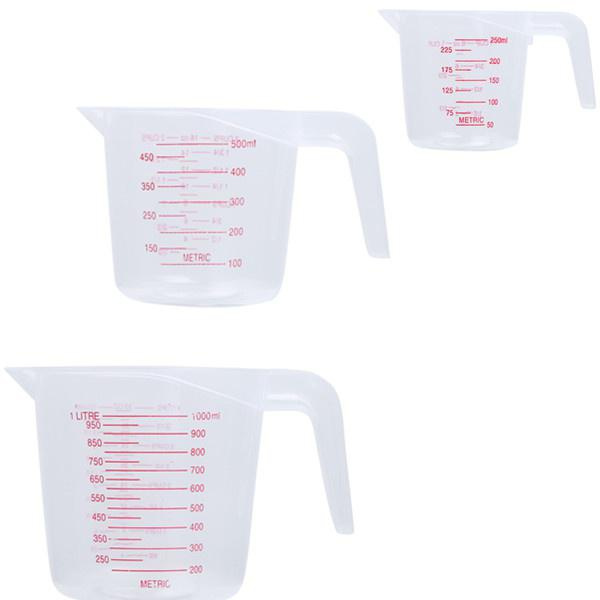 Plastic Measuring Cup Heat-resistant Stackable Graduated Cup with ...