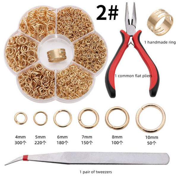 4~10mm Boxed Single Loop Closed Loop Jump Loop Iron Ring Jewelry Open ...