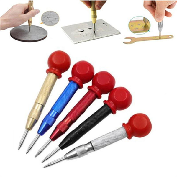Automatic Center Pin Punch Spring Loaded Marking Starting Holes Tool ...