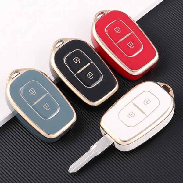 New TPU Car Remote Key Case Cover For Renault Kwid Traffic Symbol Dacia ...