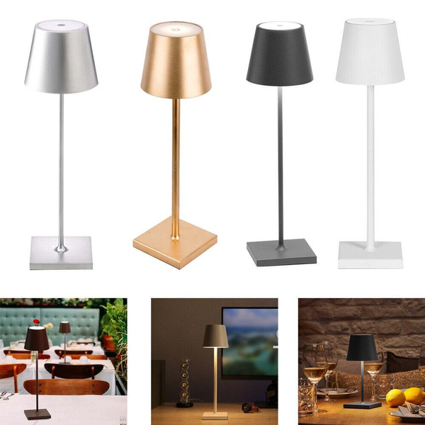 LED Touch Lamp Modern Simple Rechargeable High Brightness Dimmable ...