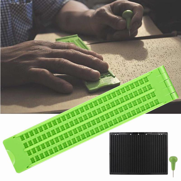 Braille Store Business Card Slate, Portable Plastic Braille Writing ...