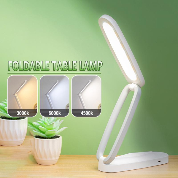 Portable Foldable Table Lamp 3 Ltighting Modes Adjustable LED Desk ...