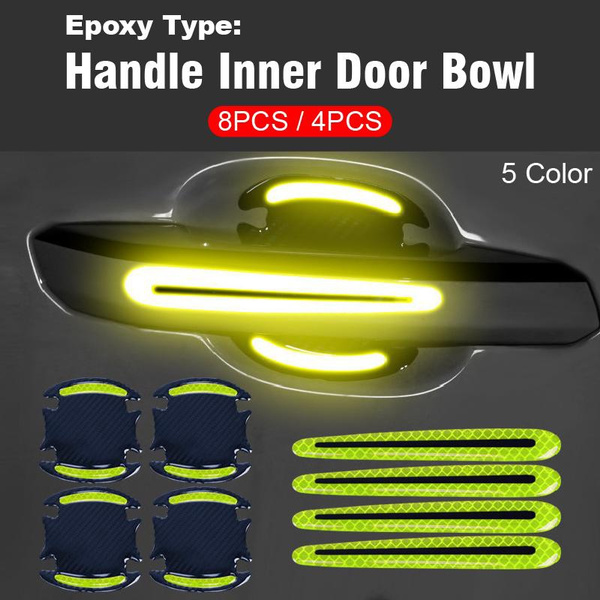 4PCS/8PCS Decal Tape Open Stickers Car Door Auto Reflective 3D ... 4PCS/8PCS Decal Tape Open Stickers Car Door Auto Reflective 3D ...
