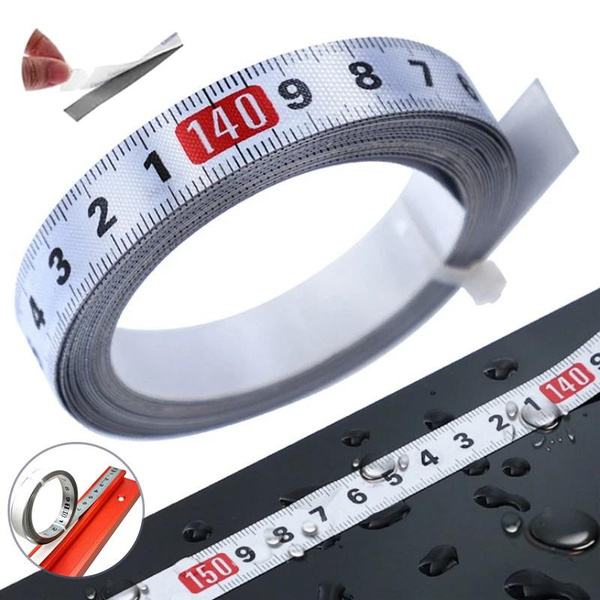 Miter Track Tape Measure Self Adhesive Metric Steel Ruler Miter Saw ...