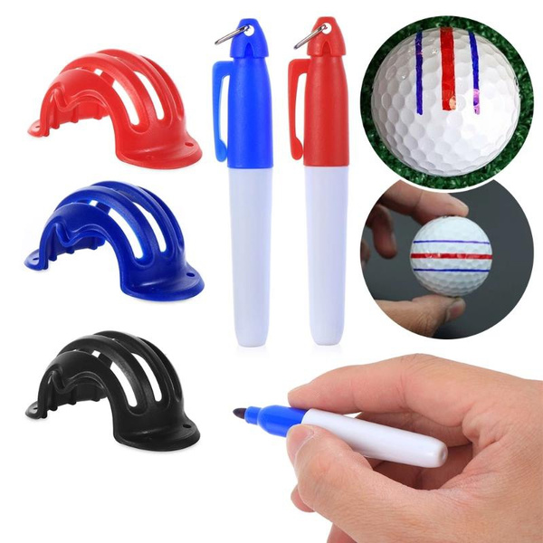 Golf Ball Liner Clip Liner Marker Pen Template Alignment Marks Tool ...