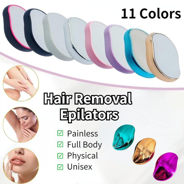 2022 New Painless Physical Hair Removal Epilators Crystal Hair Erase ...
